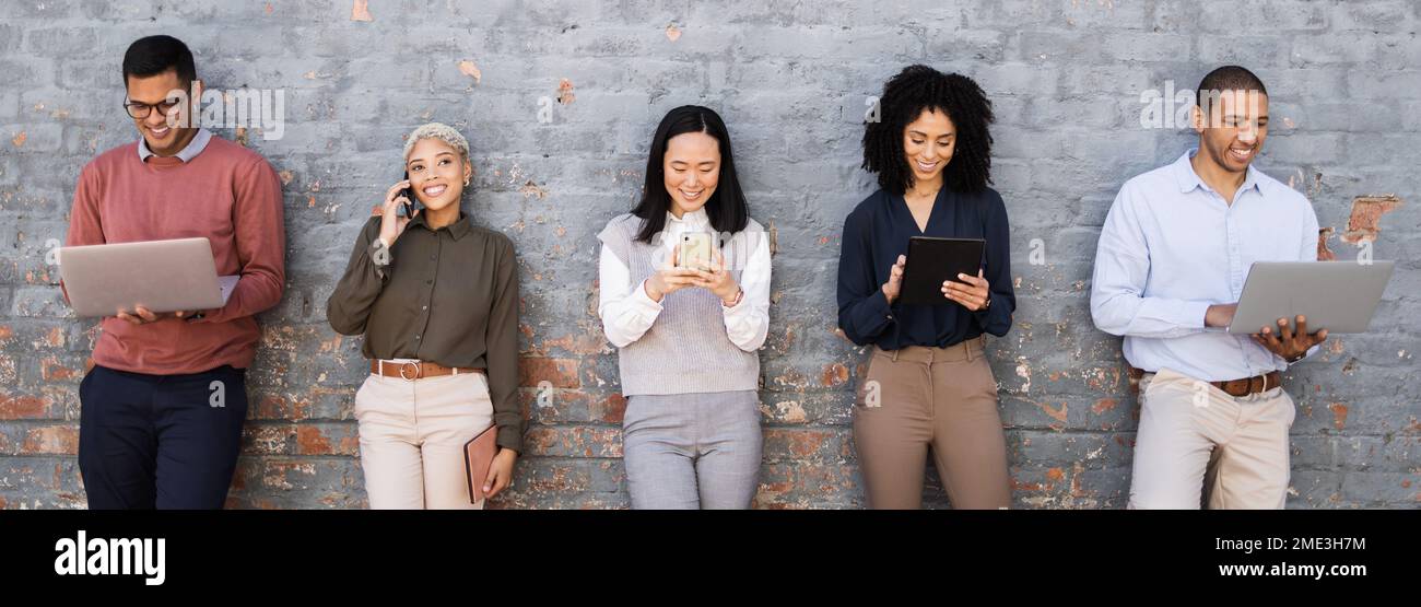 Recruitment, success and people in waiting room on job search ...