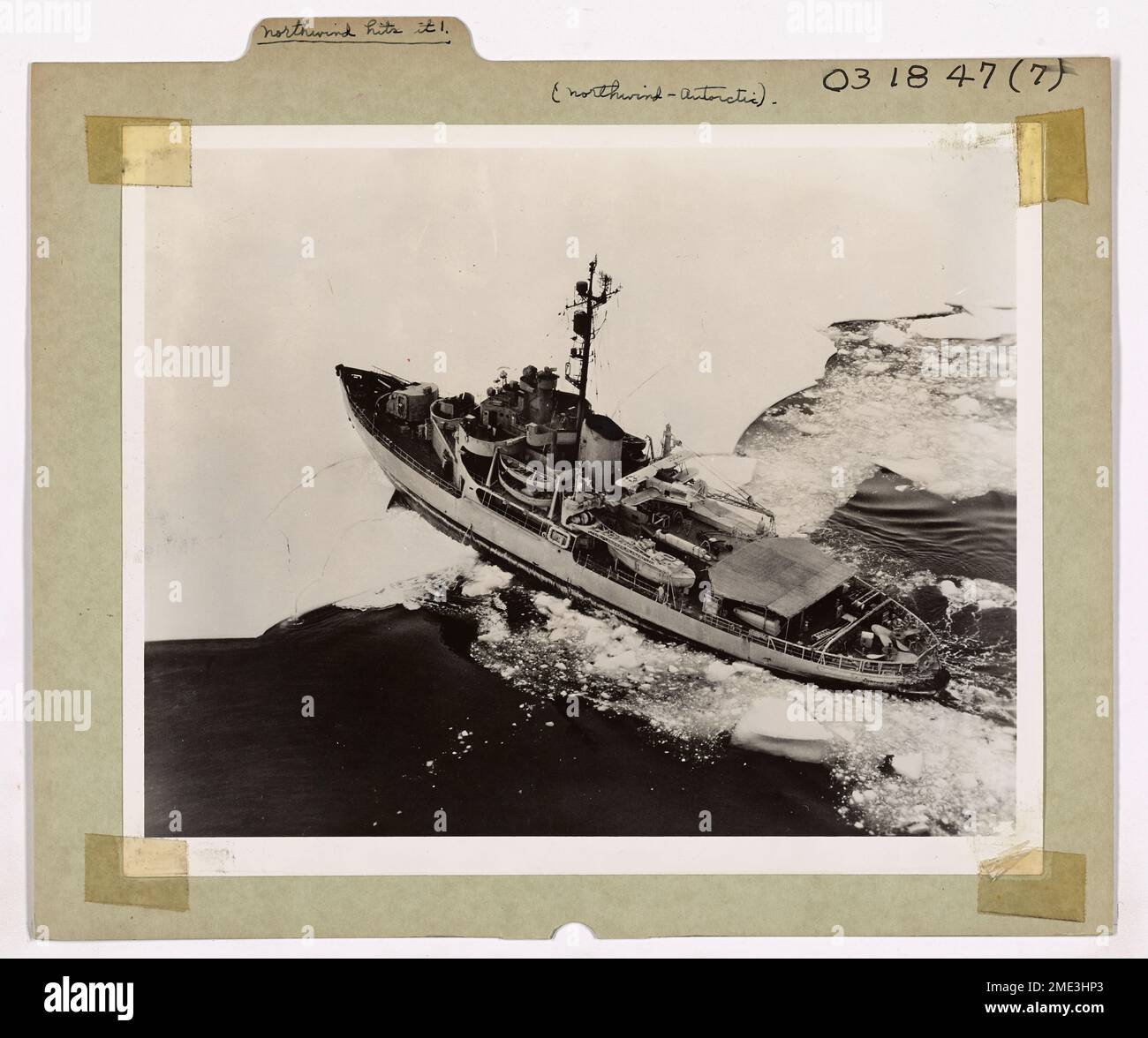 The Coast Guard's icebreaker NORTHWIND charges through the Antarctic ...