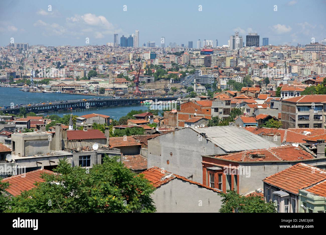 Istanbul view from minaret Stock Photo - Alamy