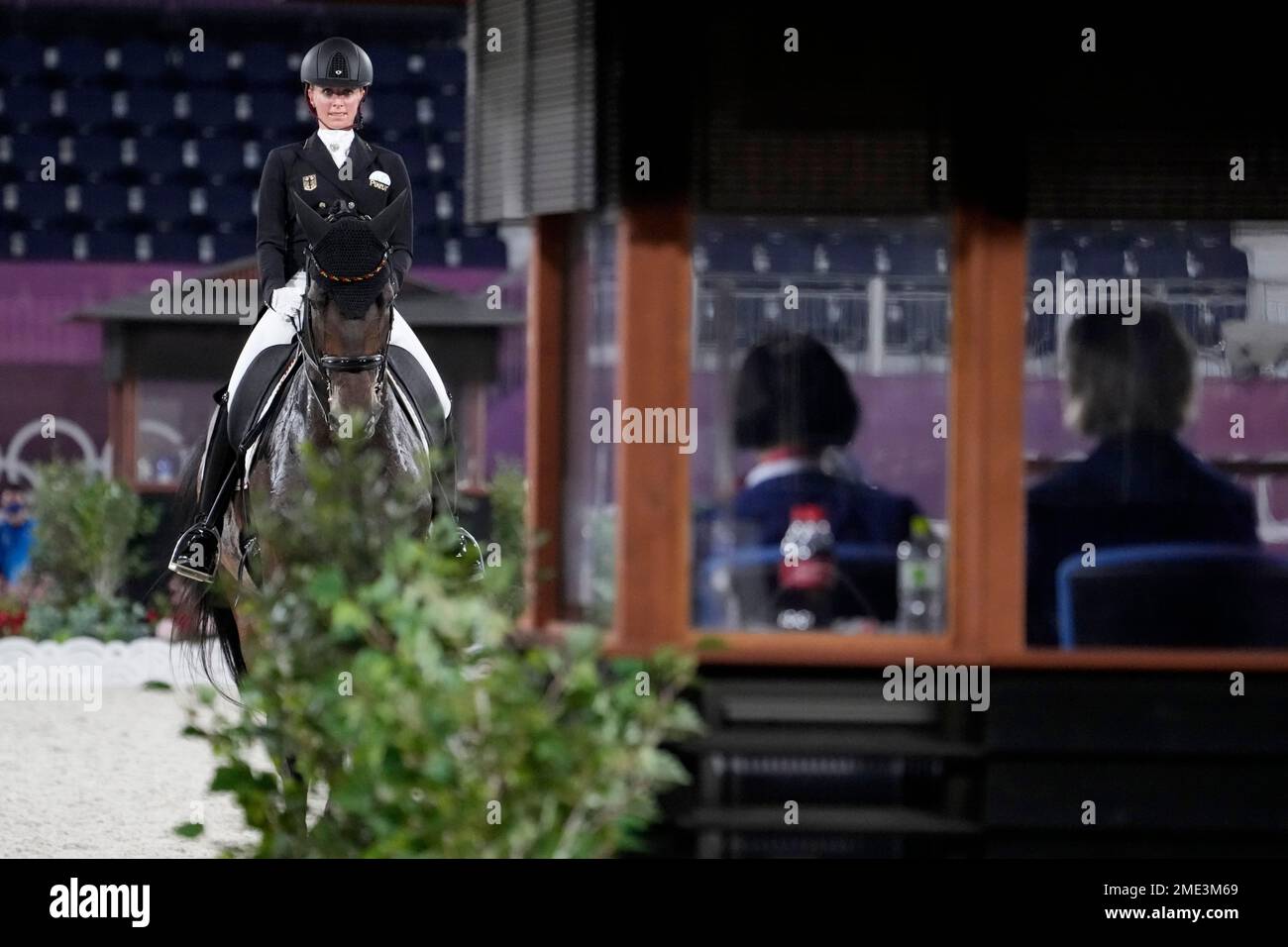 Germany's Jessica von Bredow-Werndl, rides TSF Dalera in front of the ...