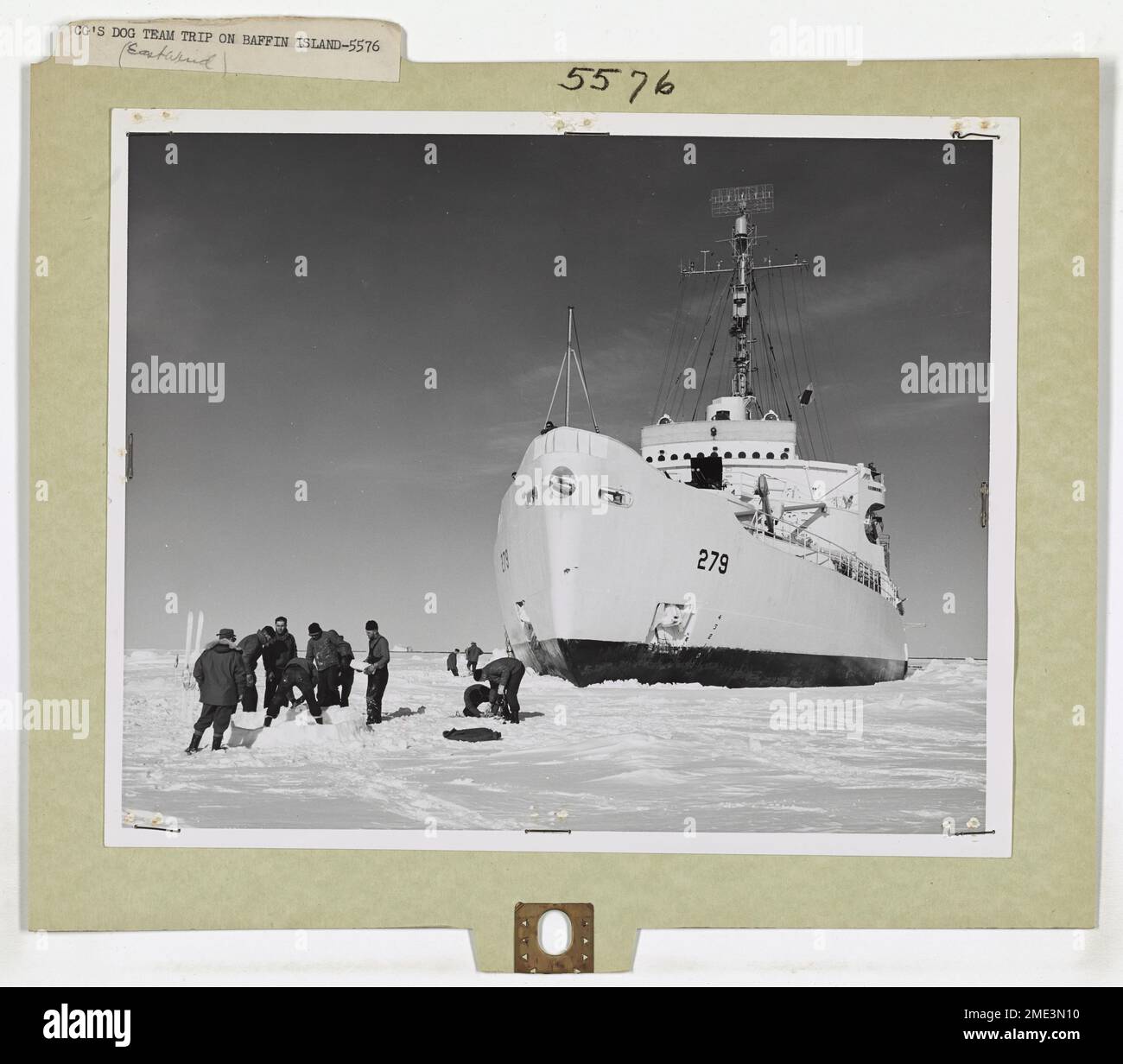 Coast Guardsmen aboard the icebreaker Eastwind relax after completing ...