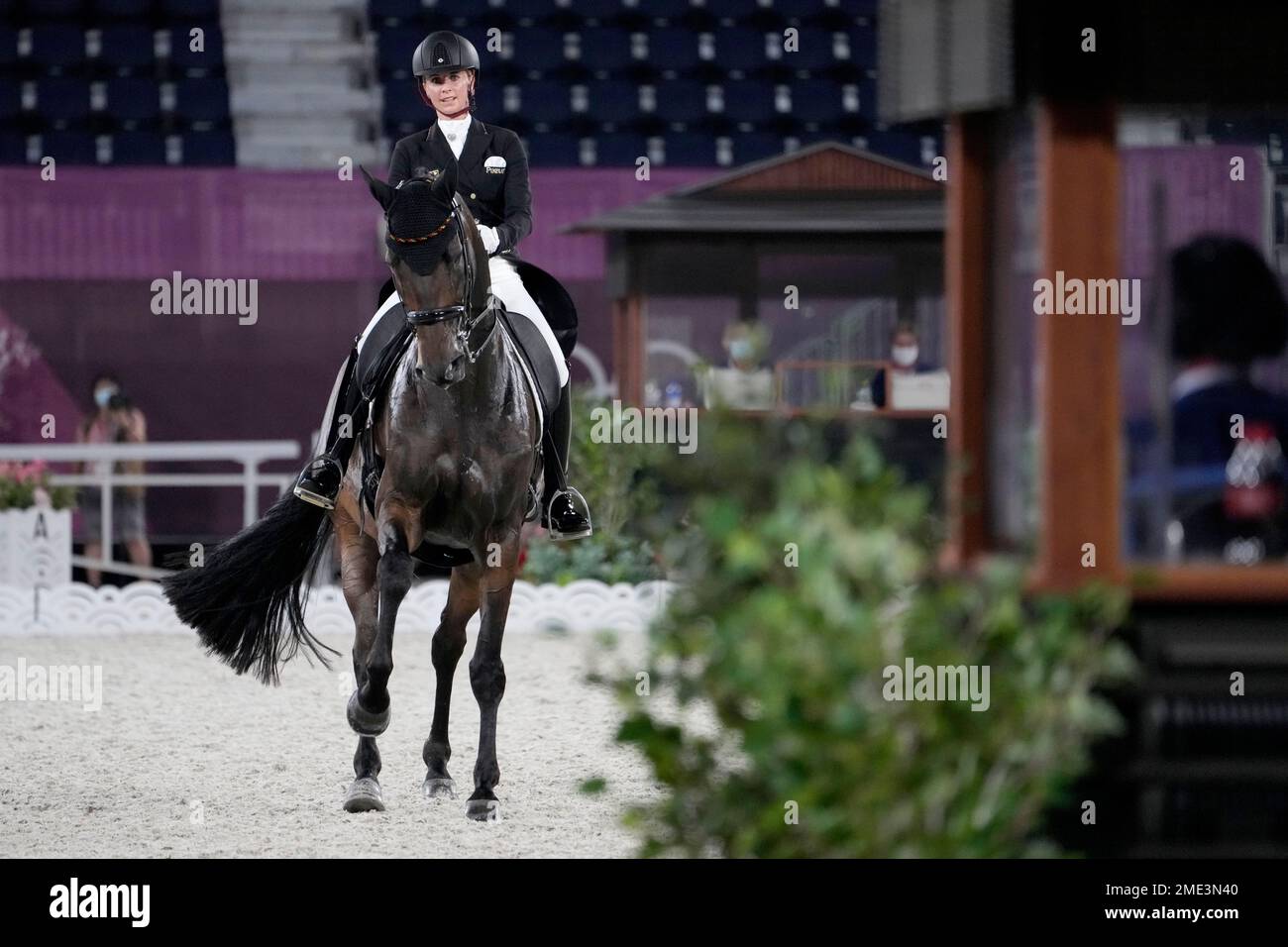 Germany's Jessica von Bredow-Werndl, rides TSF Dalera in front of the ...