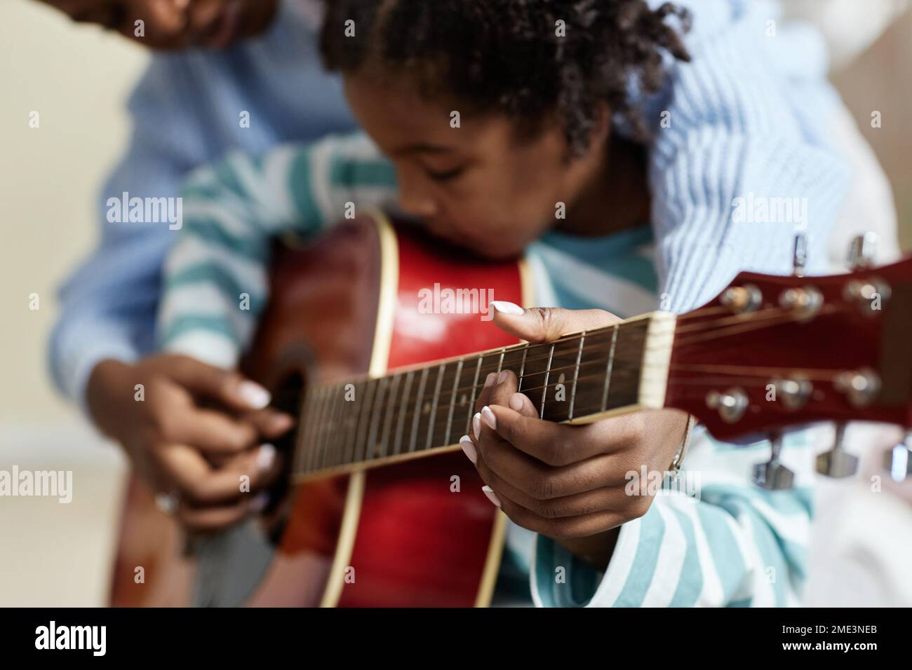 Cute Girl Playing Guitar