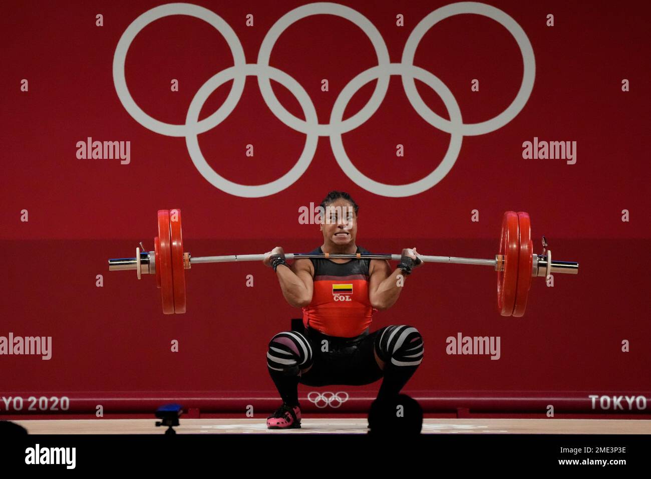 Mercedes Isabel Mercedes Perez Tigrero of Colombia competes in the ...