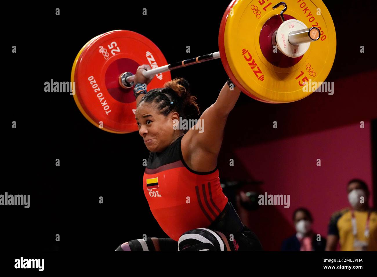 Mercedes Isabel Mercedes Perez Tigrero of Colombia competes in the ...