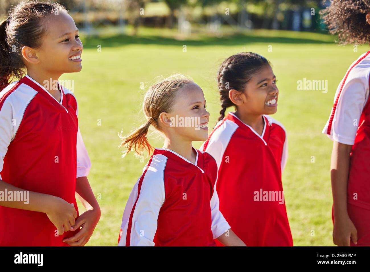 Soccer Team Huddle Kids