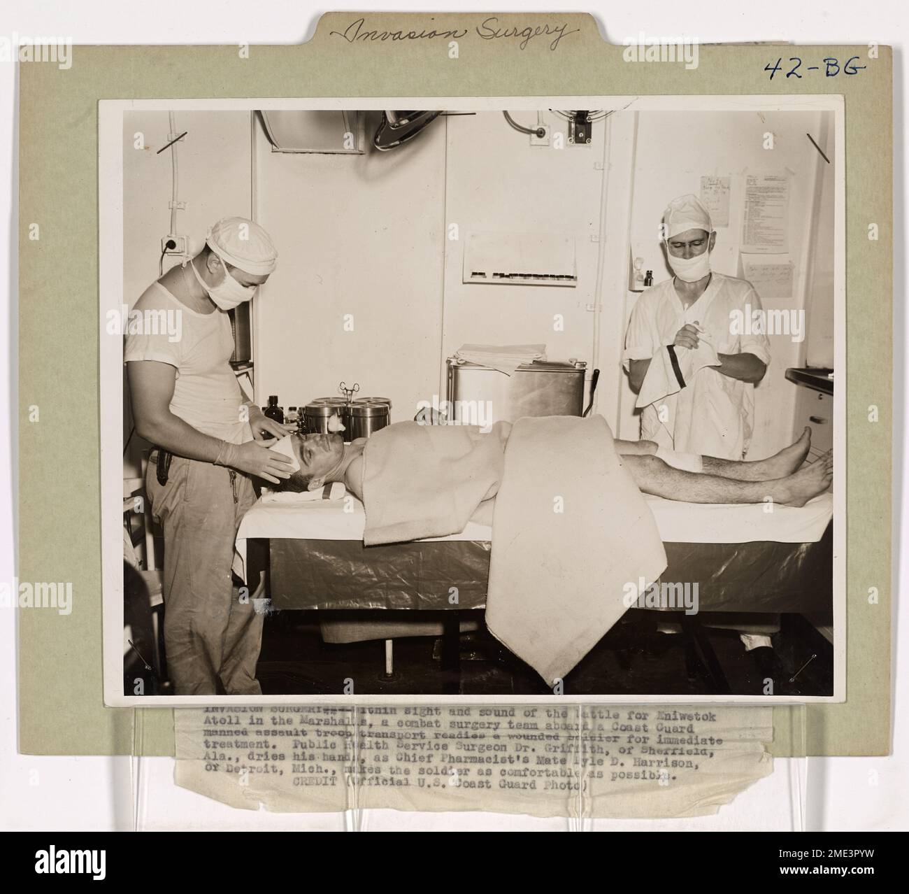Invasion Surgery. Within sight and sound of the battle for Eniwetok ...