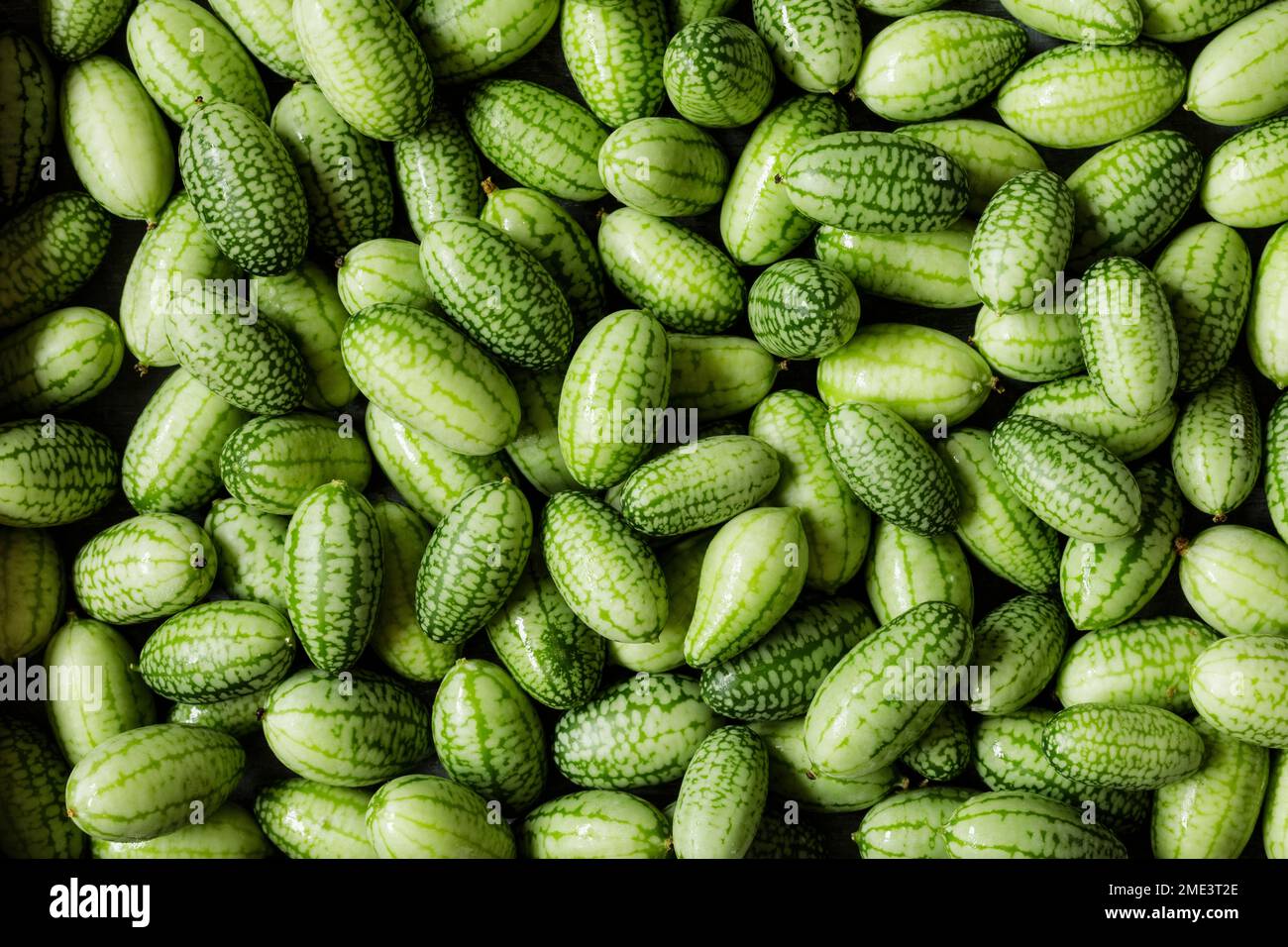 Full frame of fresh cucamelons (Melothria scabra Stock Photo - Alamy