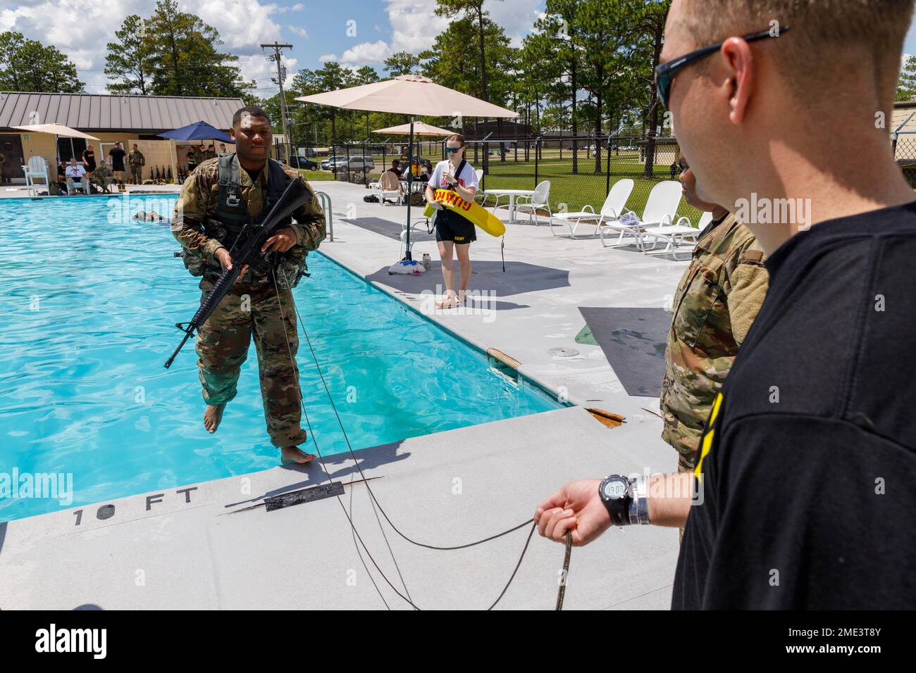 Army Reserve Capt. Christopher Carroll, human resource officer for the ...