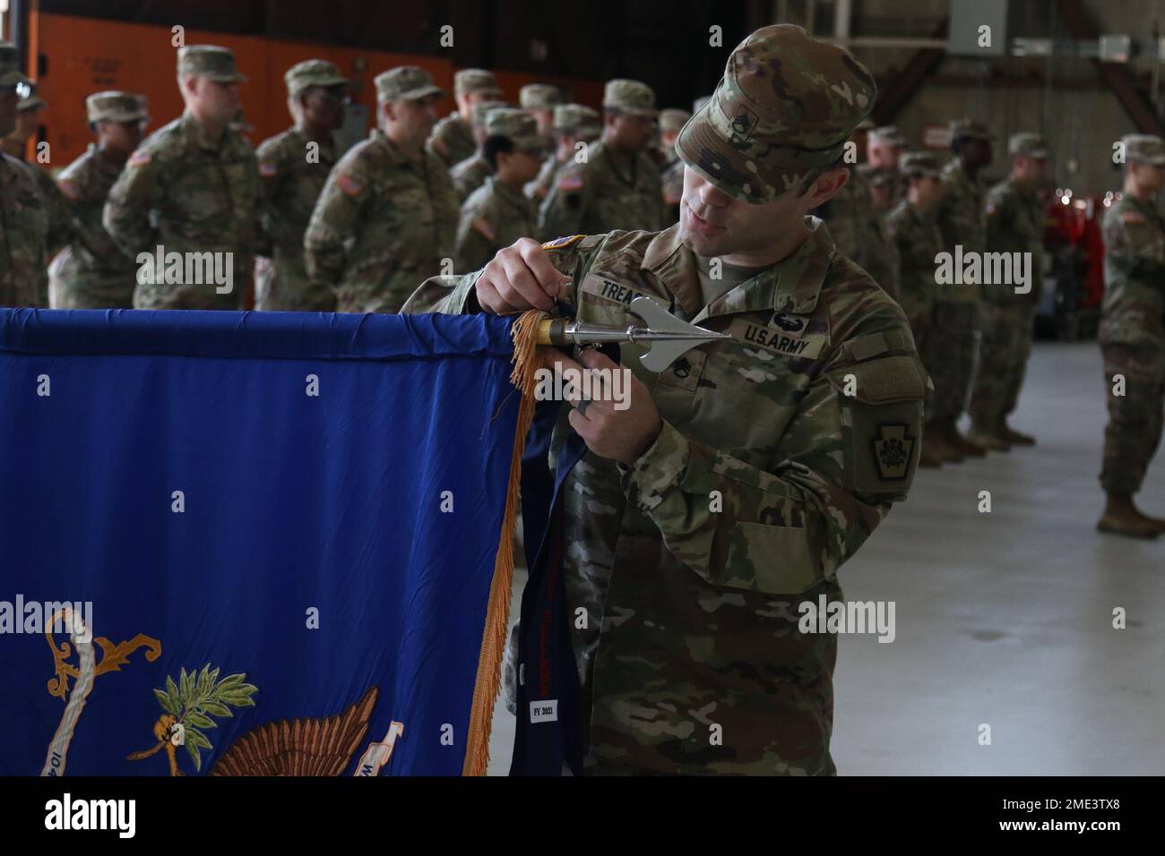 U.S. Army Staff Sgt. Thomas Treacy, a career counselor with the ...