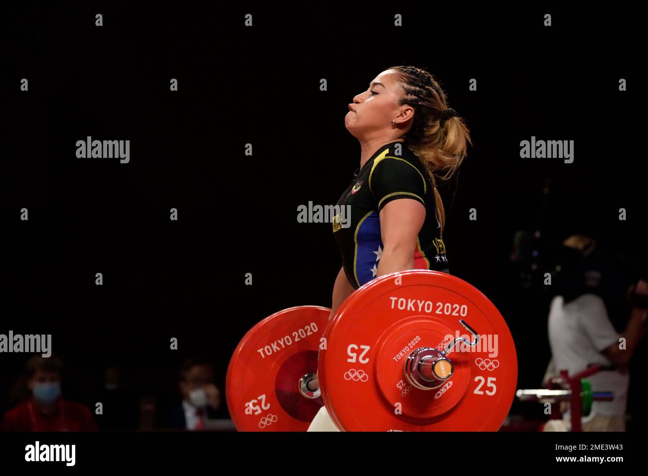 Yusleidy Mariana Figueroa Roldan of Venezuela competes in the women's ...