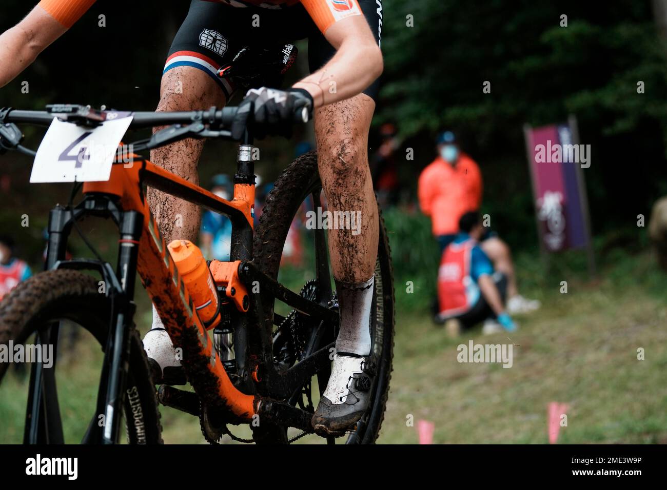 Anne Terpstra of The Netherlands competes during the women's cross ...
