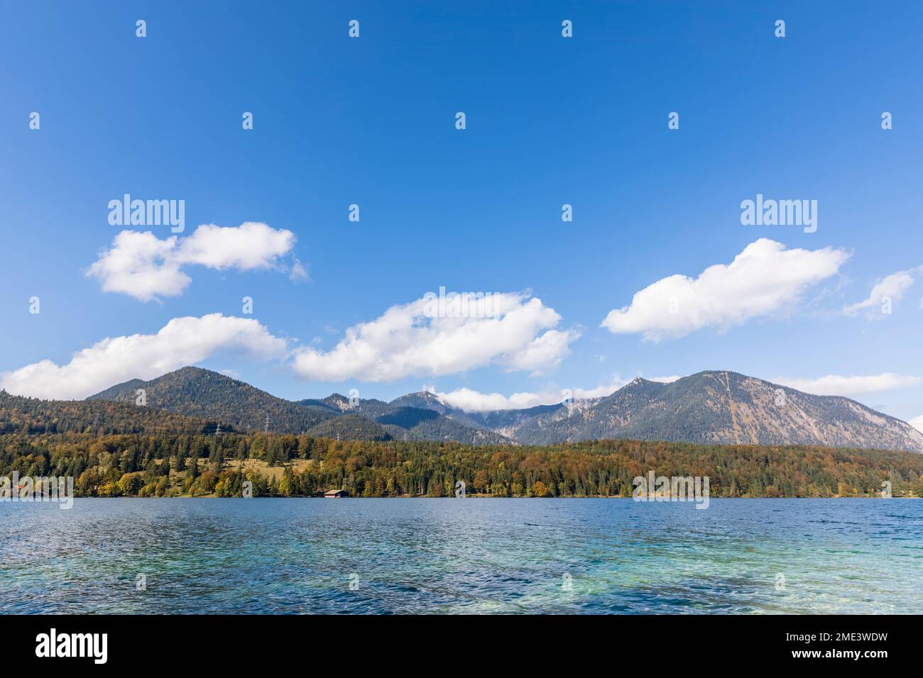 Walchensee lake heimgarten herzogstand mountains background hi-res ...
