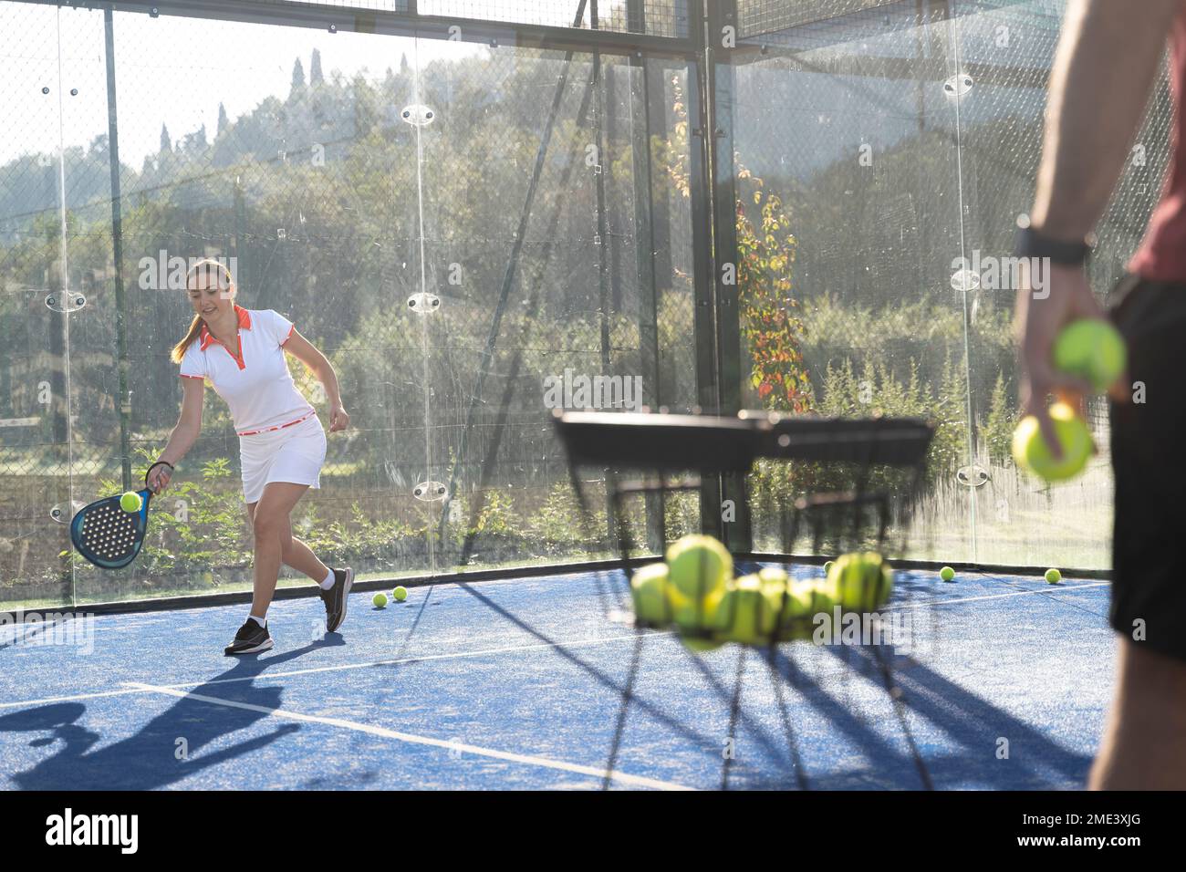Paddle tennis hi-res stock photography and images - Alamy