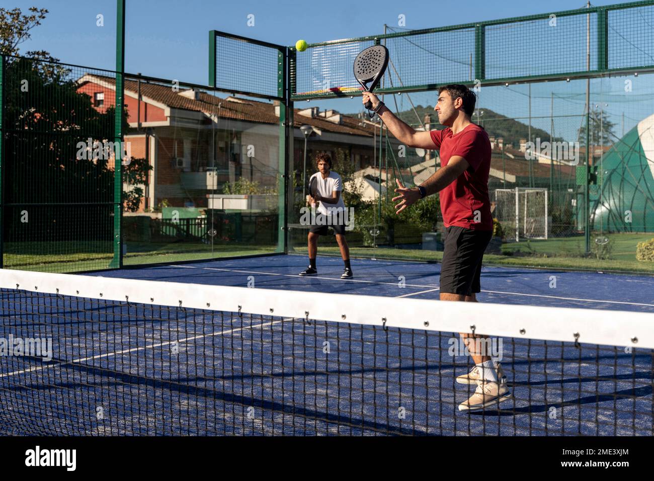Sports field tennis paddle court hi-res stock photography and images ...