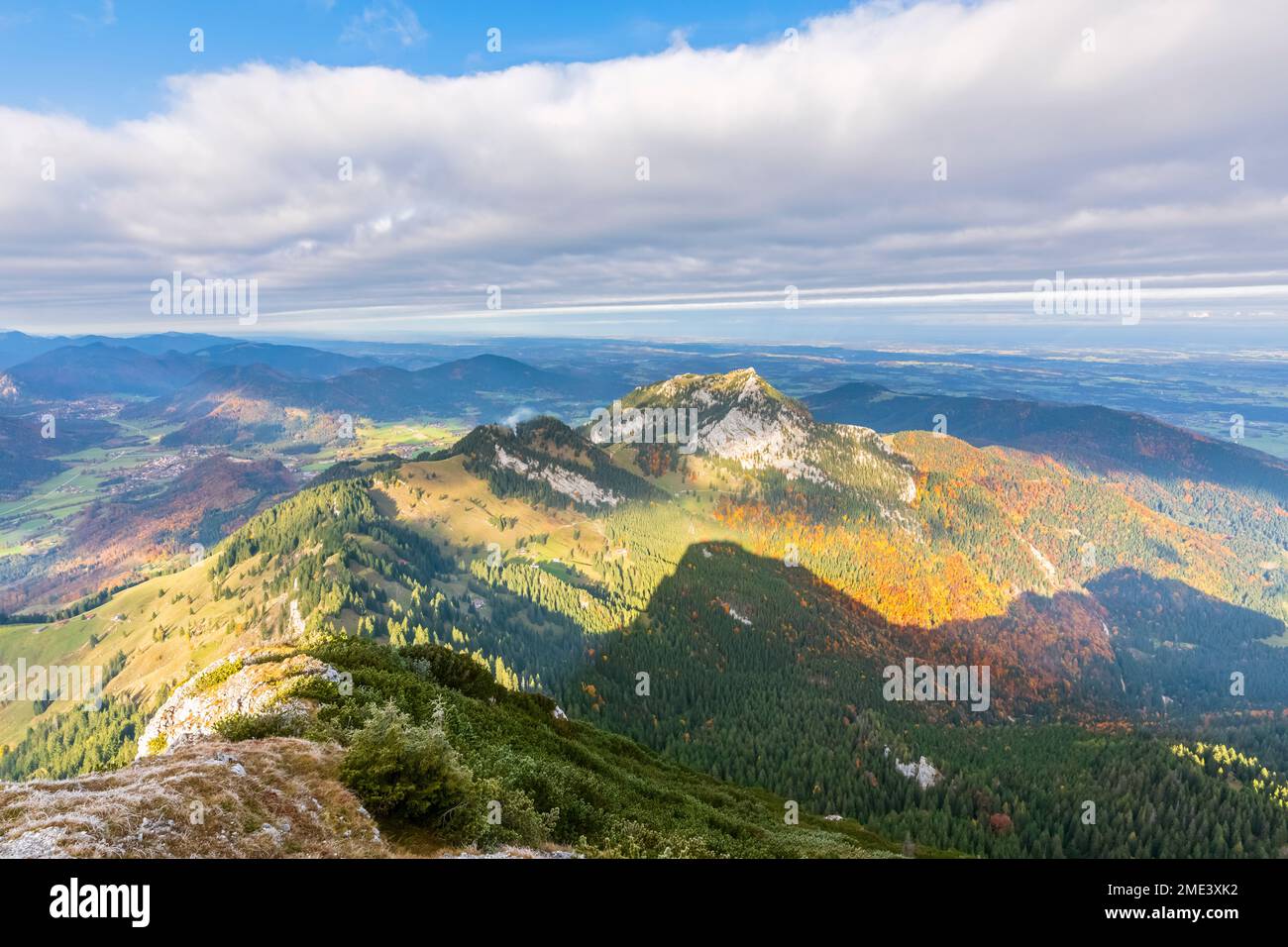 Germany, Bavaria, Scenic view from summit of Wendelstein mountain Stock ...