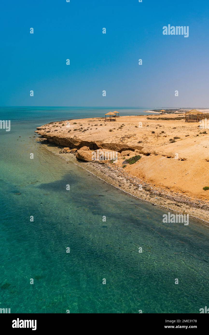 Saudi Arabia, Jazan Province, Sandy shore in Farasan Islands Stock ...