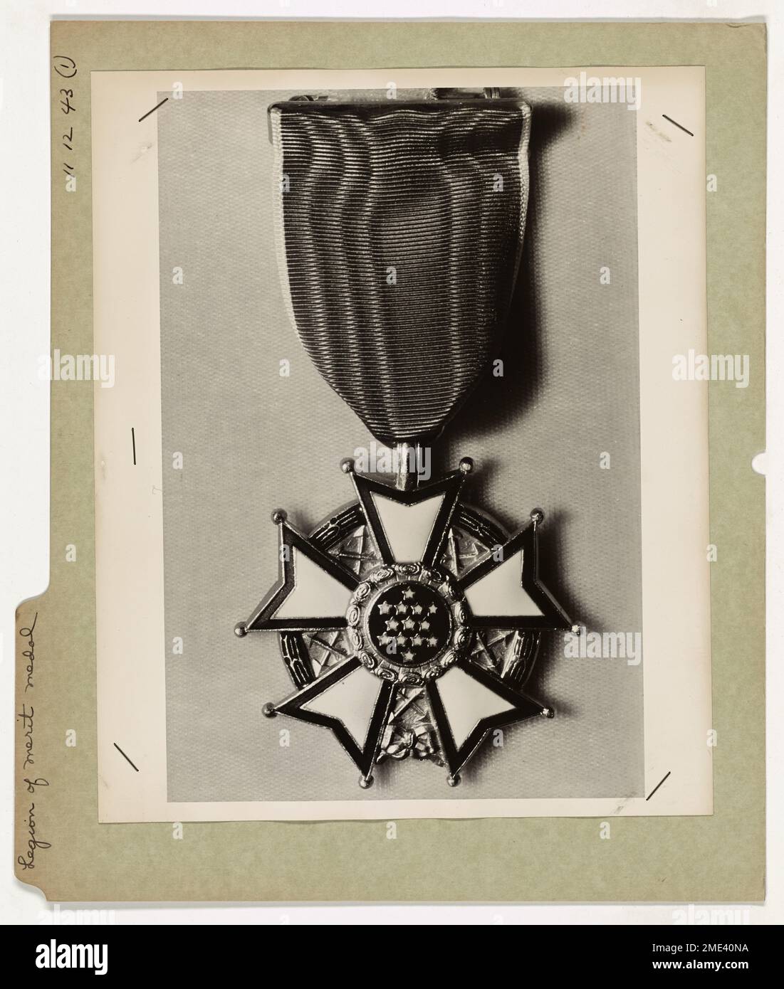 For Outstanding Service. The Legion of Merit, shown above, has been ...