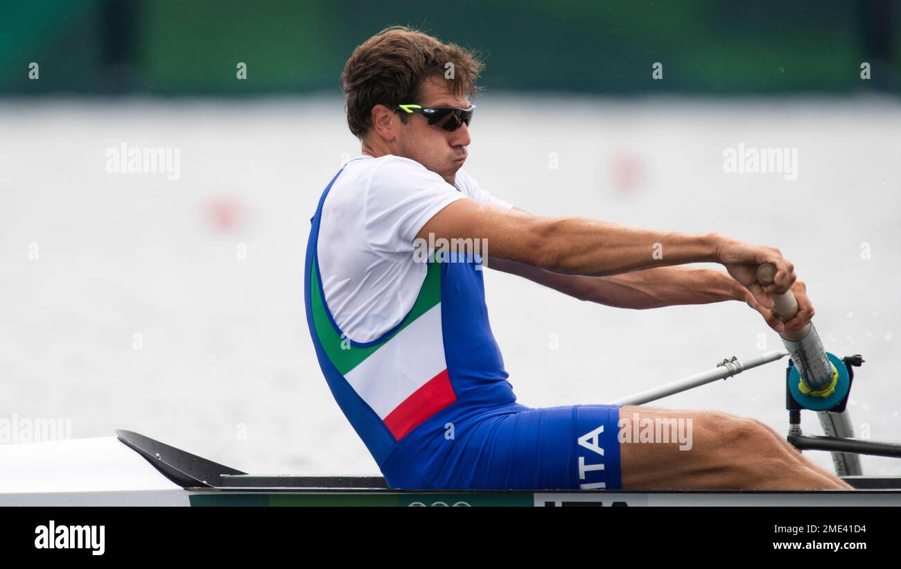 Italy's Matteo Castaldo trains at the 2020 Summer Olympics, Tuesday ...