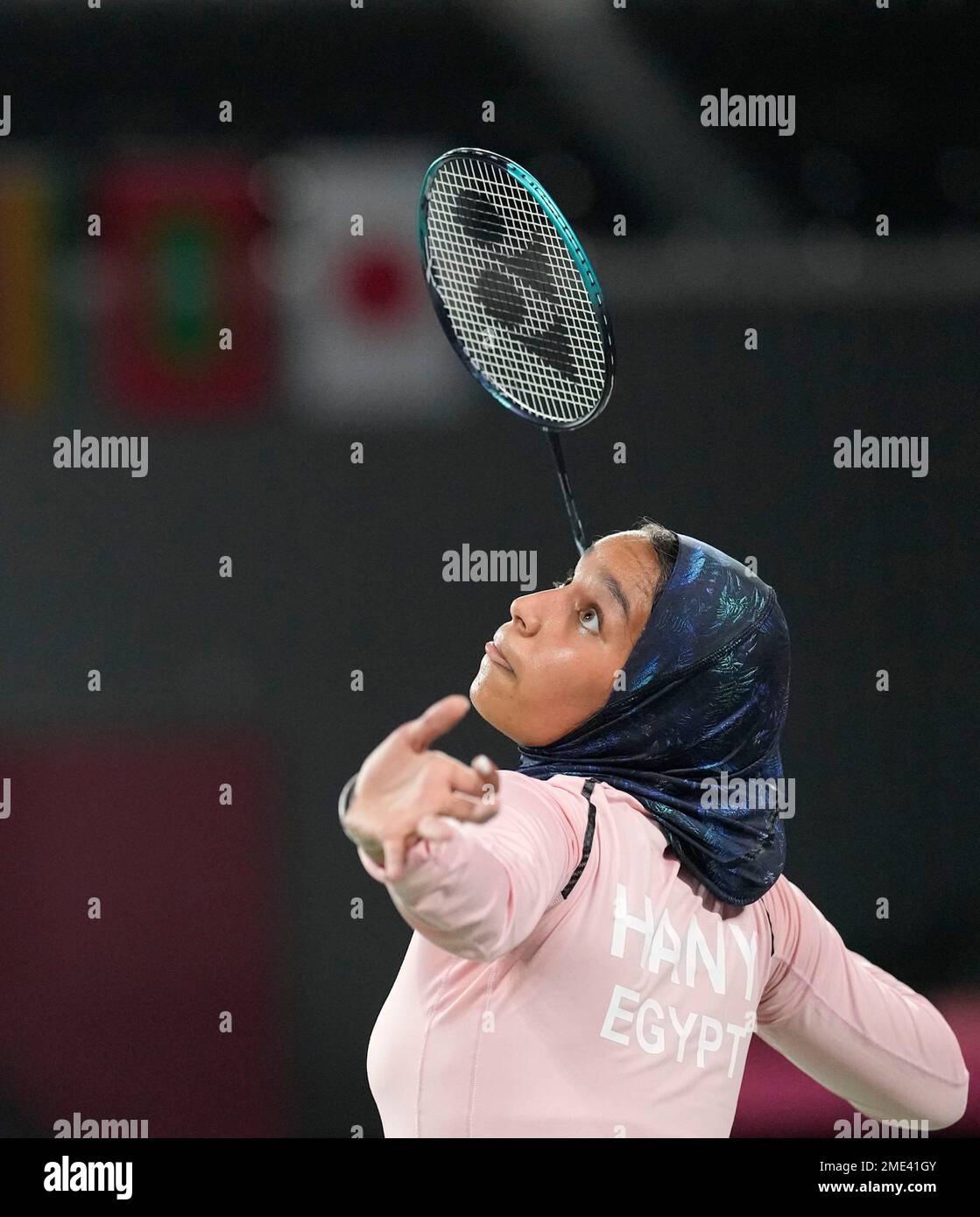 Egypt's Doha Hany plays against Turkey's Neslihan Yigit during their ...