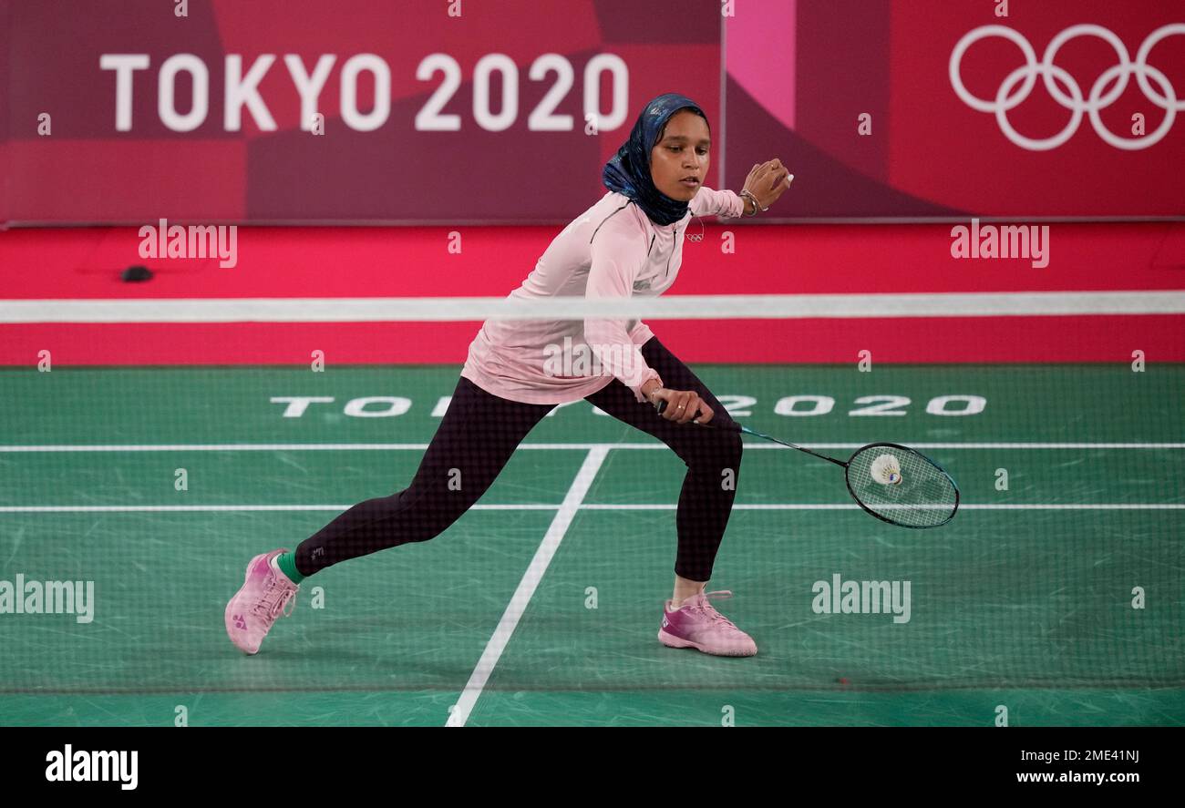 Egypt's Doha Hany plays against Turkey's Neslihan Yigit during their ...