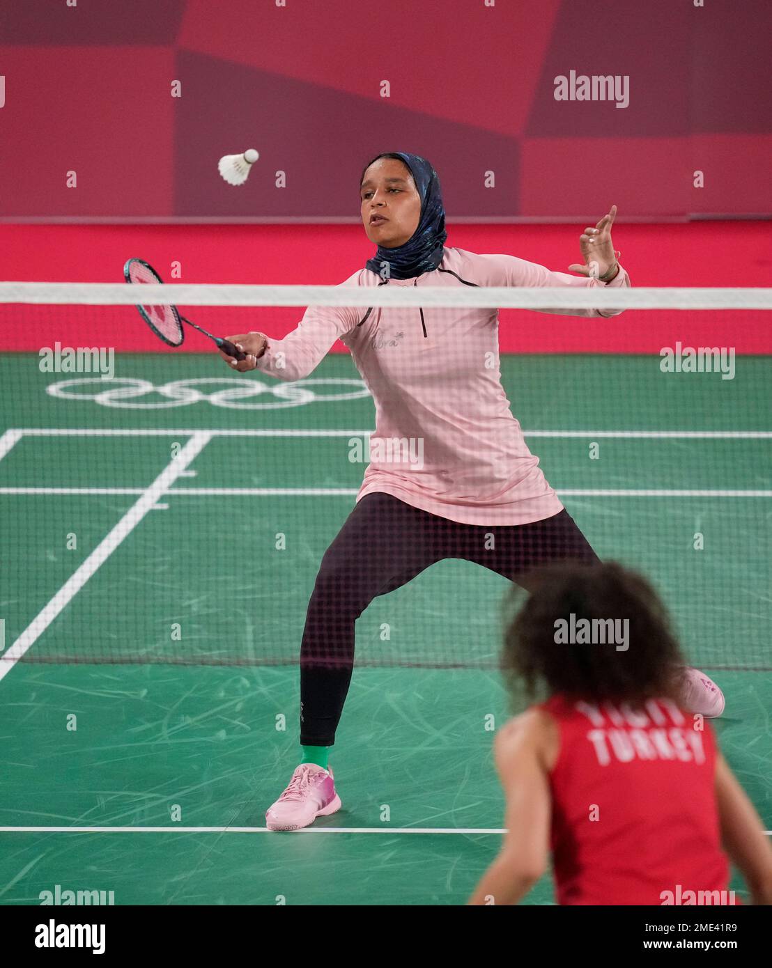 Egypt's Doha Hany plays against Turkey's Neslihan Yigit during their ...