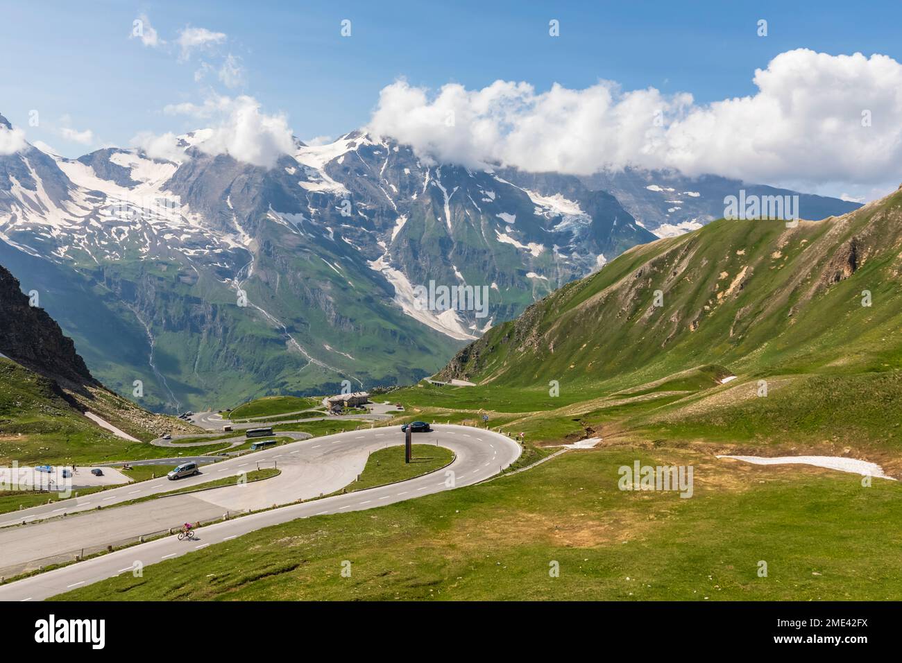 Grossglockner high alpine road hohe dock grosses wiesbachhorn peaks ...