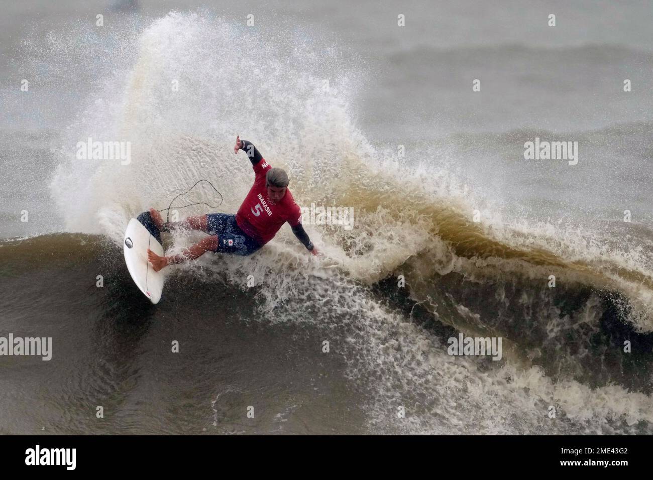 Japan's Kanoa Igarashi maneuvers during quarterfinals of the men's ...
