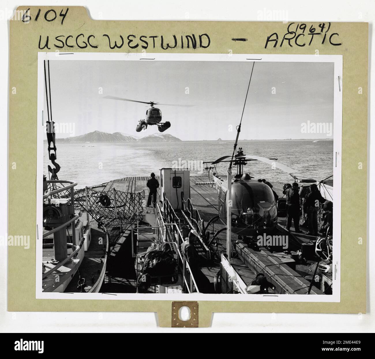 In June 1964, the U.S. Coast Guard icebreaker WESTWIND (WAGS-281 ...