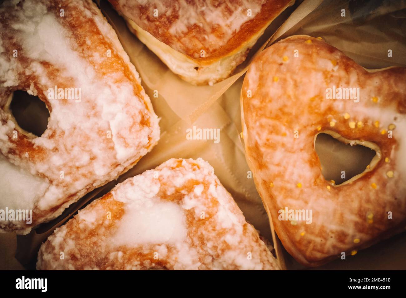 Frosted donuts hi-res stock photography and images - Alamy