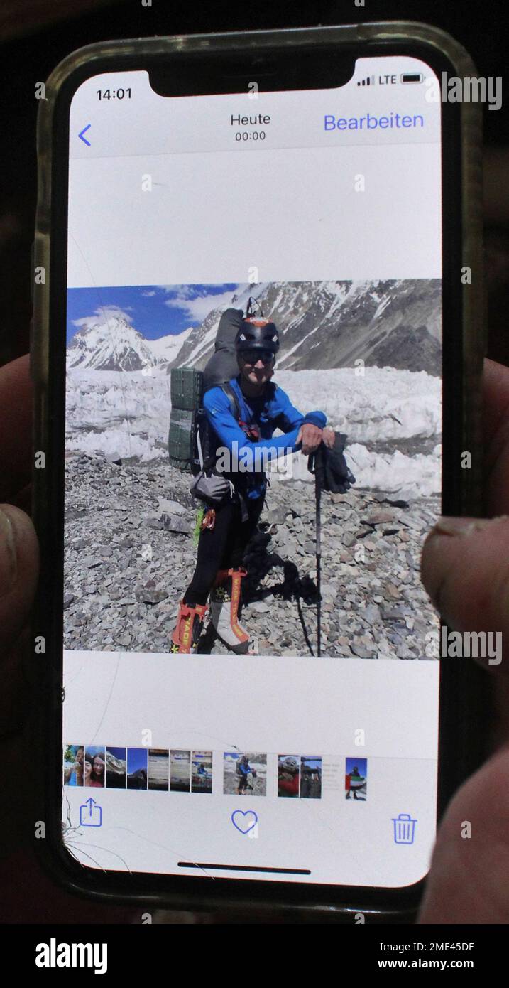 Austrian climber Stephen Keck, one of two mountain climbers who ...