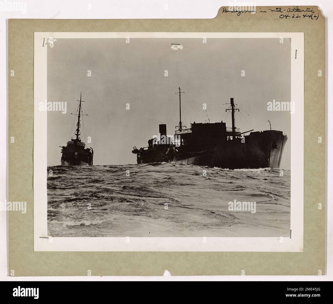 Rendezvous In The Mid-Atlantic. This image depicts a Coast Guard combat ...