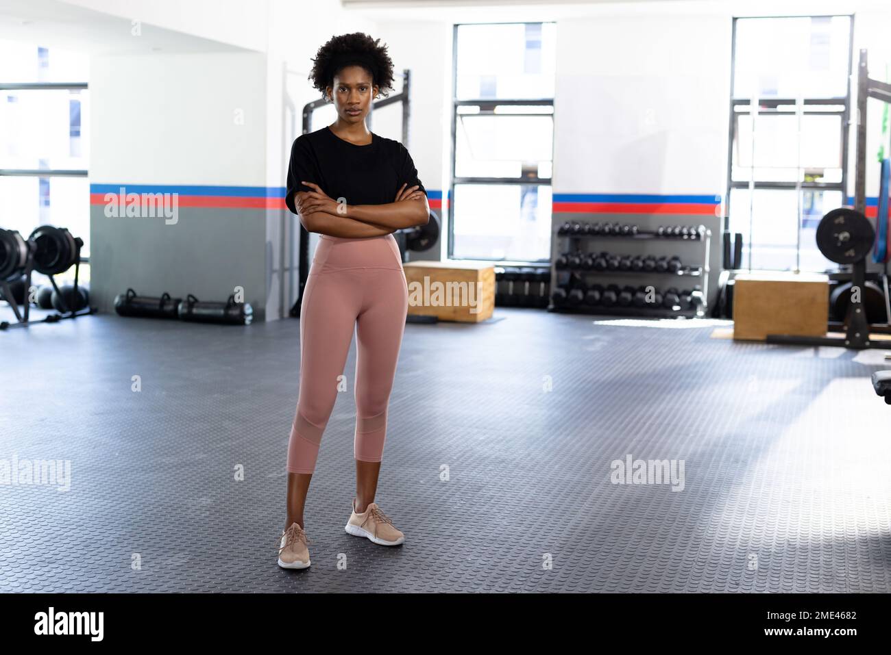 Portrait african american fit hi-res stock photography and images - Alamy
