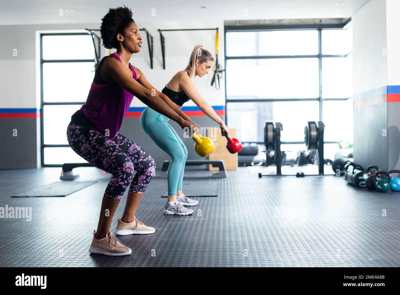Diverse gym activity hi-res stock photography and images - Alamy