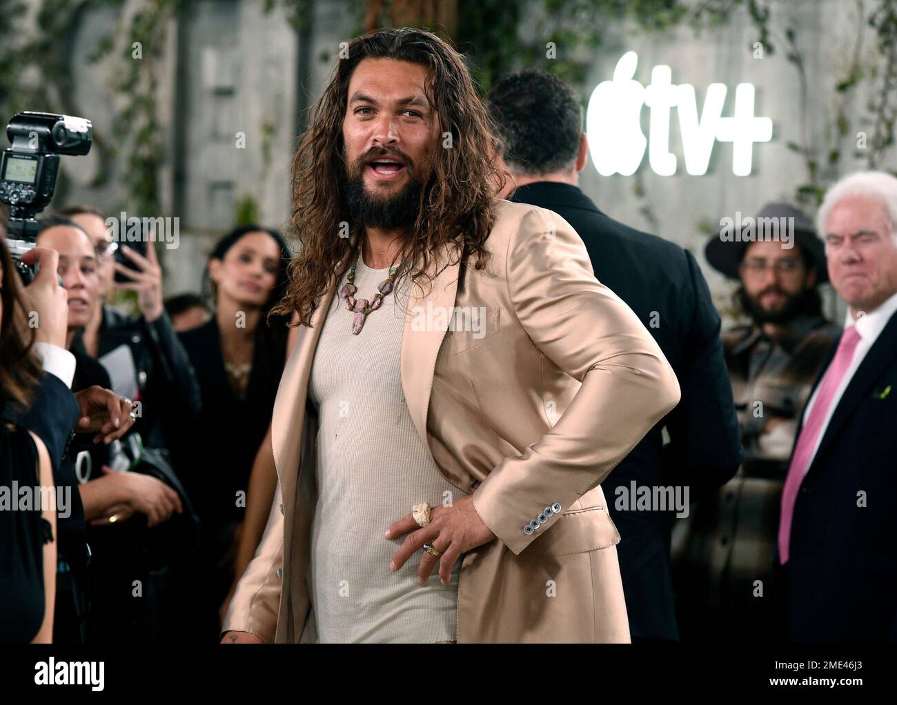 FILE - Jason Momoa, a cast member in the Apple TV+ series "See ...