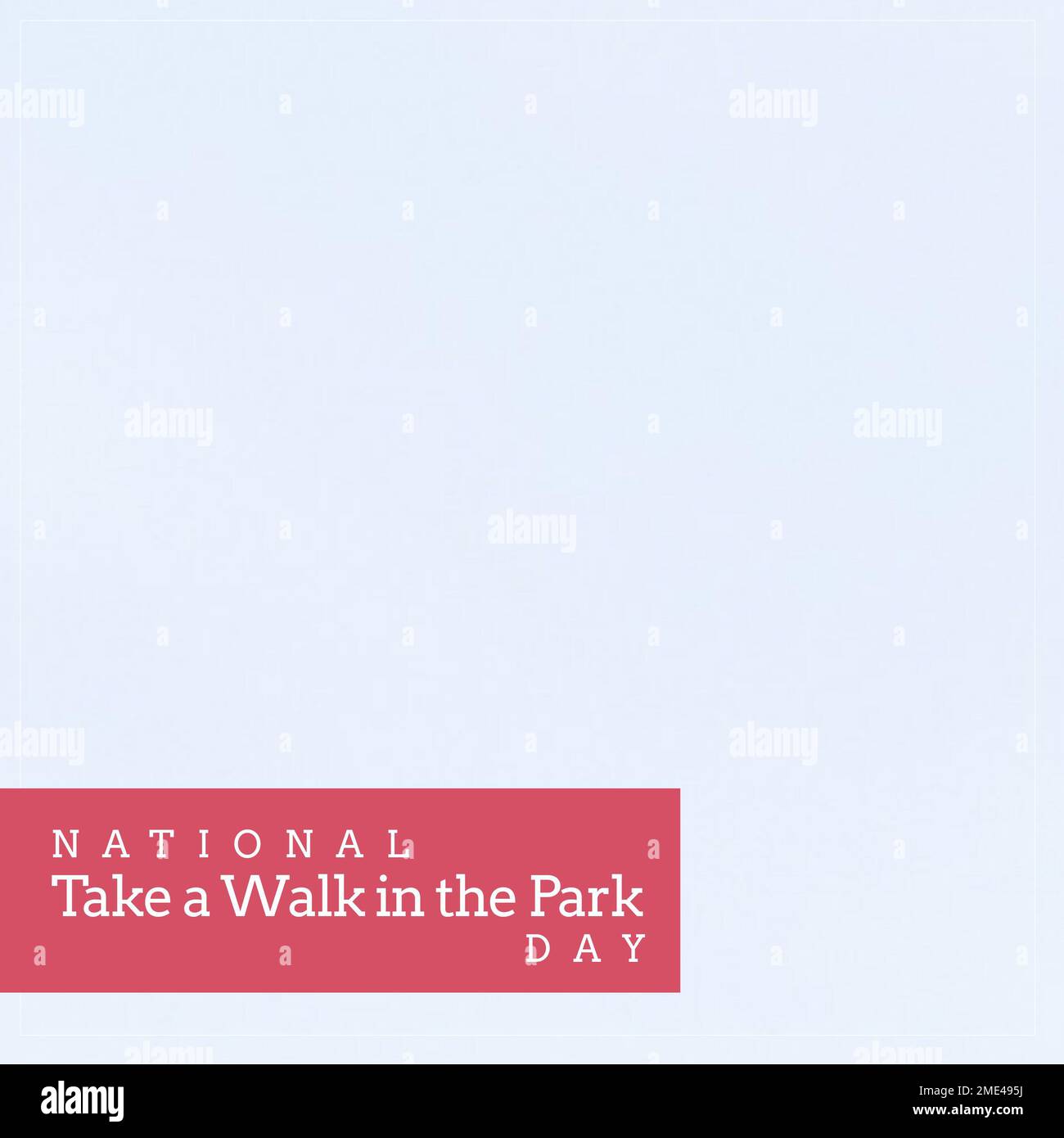 Composite of national take a walk in the park day text in pink ...