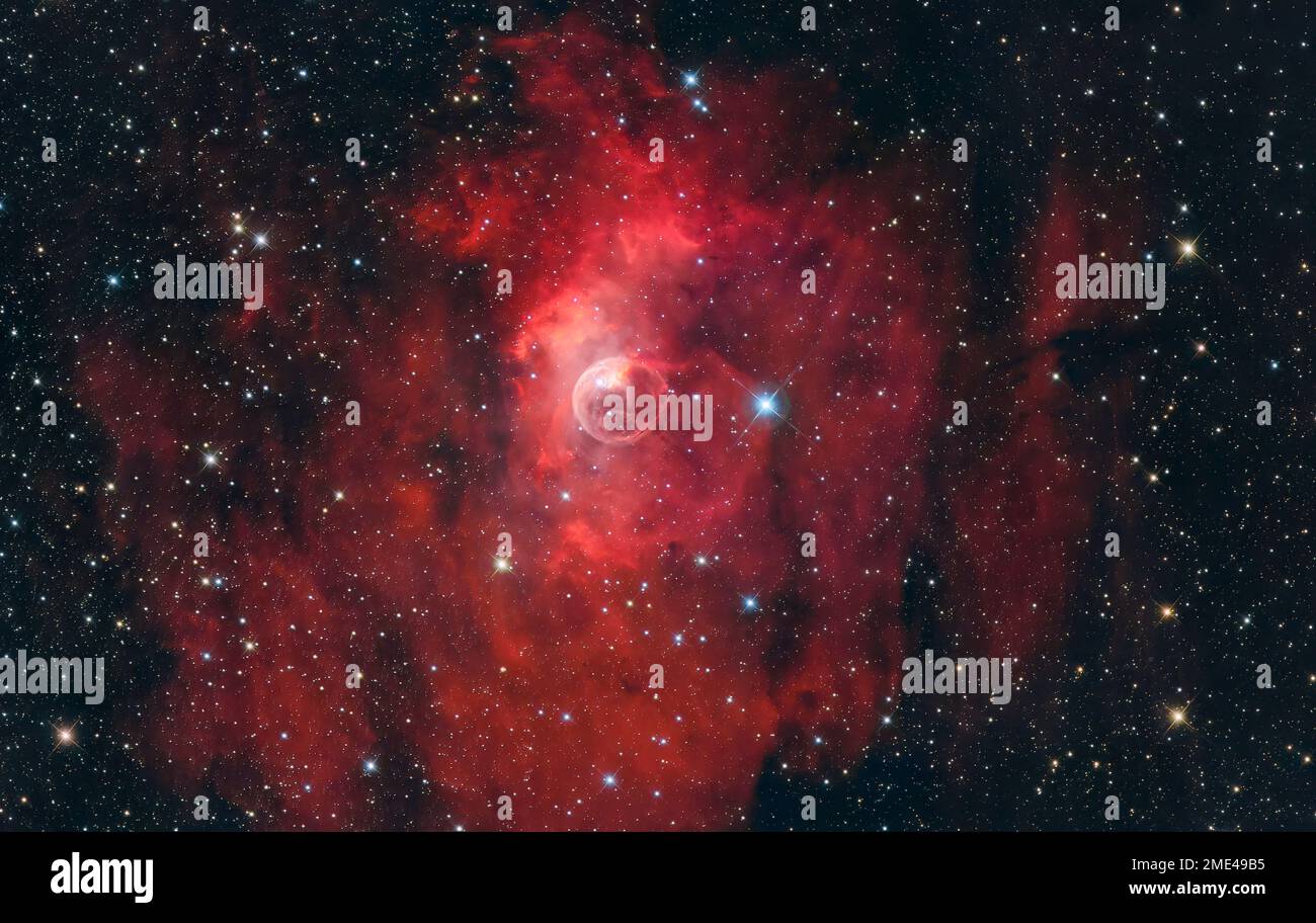 Bubble Nebula Wide Field