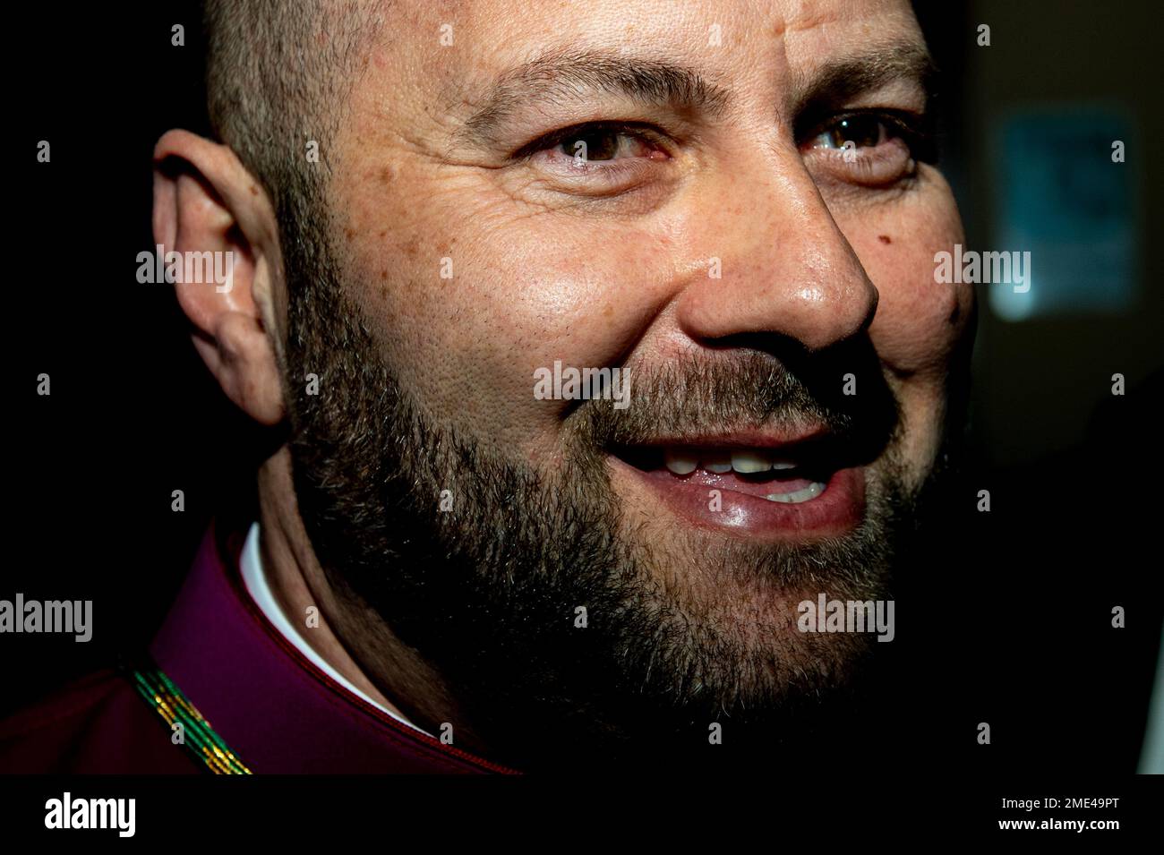 Rieti, Italy. 21st Jan, 2023. Don Vito Piccinonna, is the bishop of ...