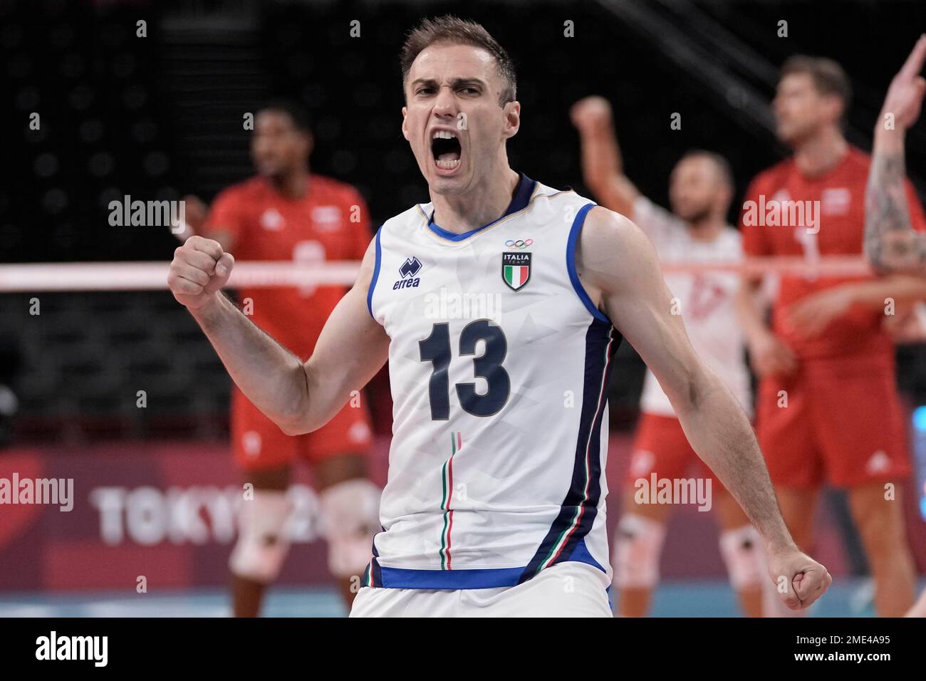 Italy's Massimo Colaci celebrates winning a point during the men's ...