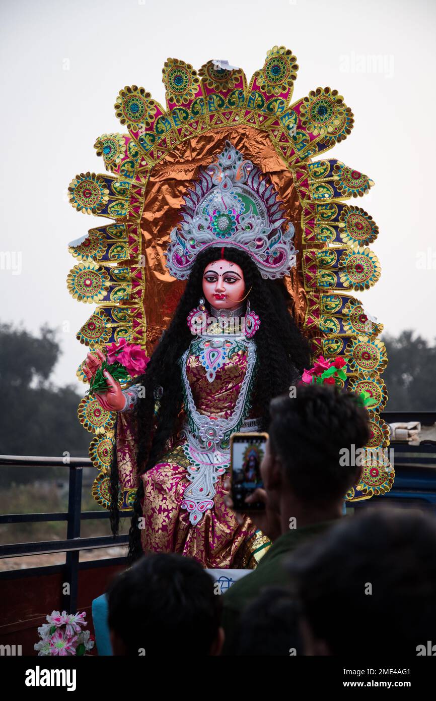 Ghatshila, India. 21st Jan, 2023. Tusu fair tribal festival celebration ...