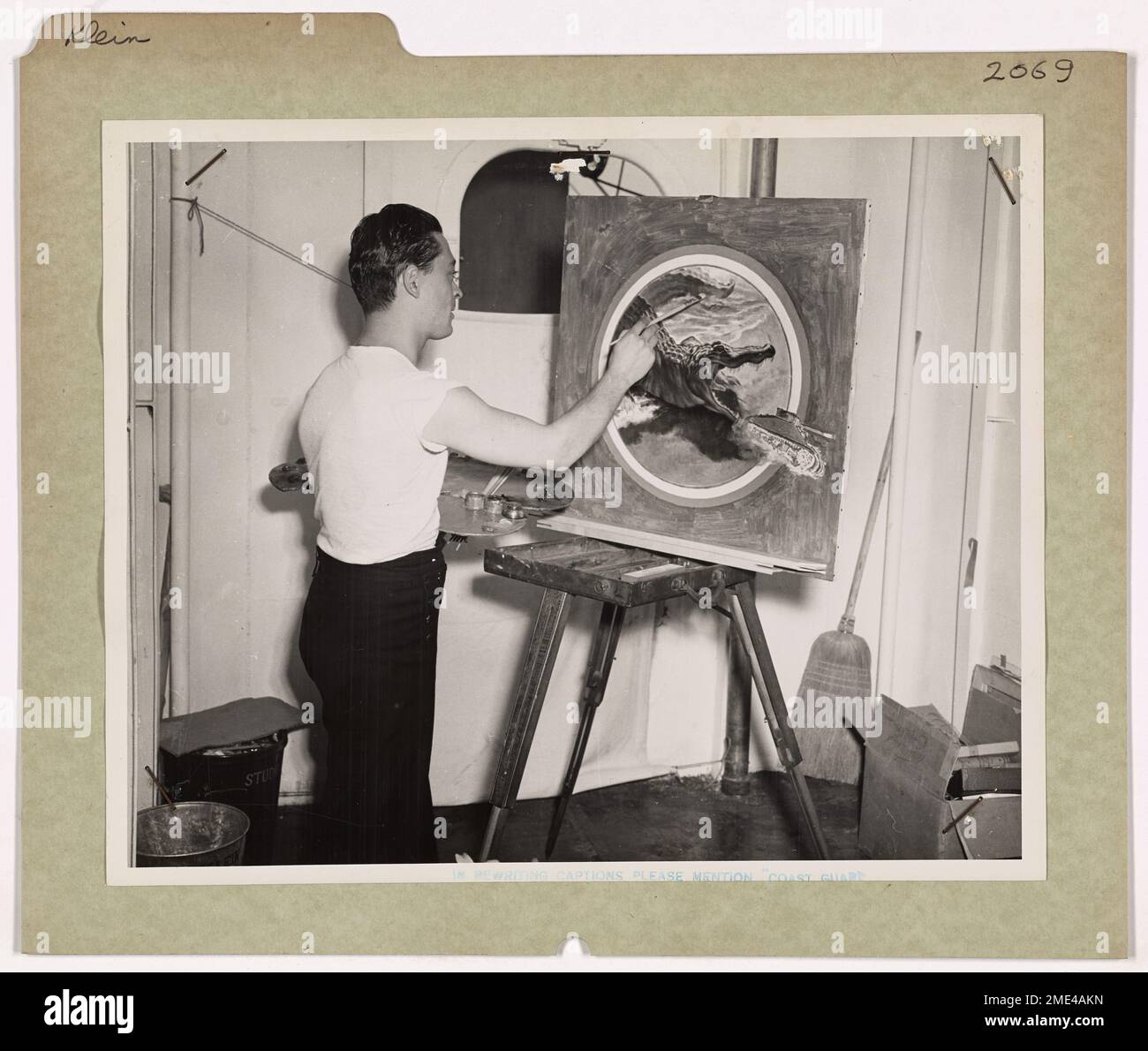 Coast Guardsman Sandor Klein, a former Pulitzer Prize-winning artist ...