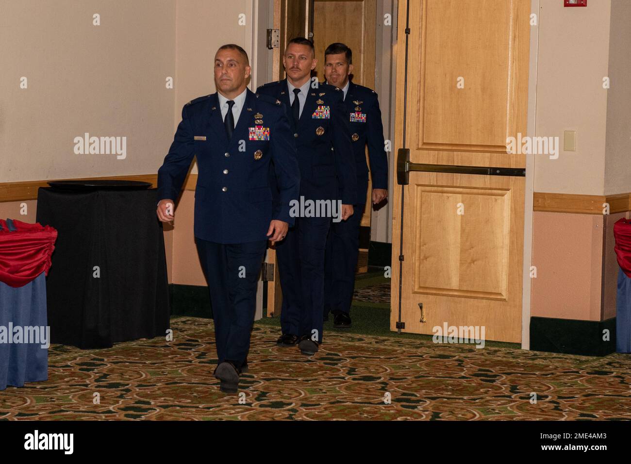 U.S. Air Force Col. Vincent Krepps, front , Senior Materiel Leader ...