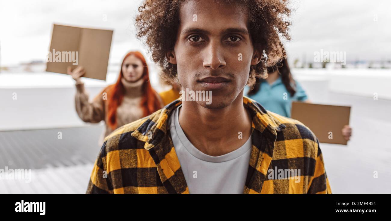 Diverse group activists people hi-res stock photography and images - Alamy