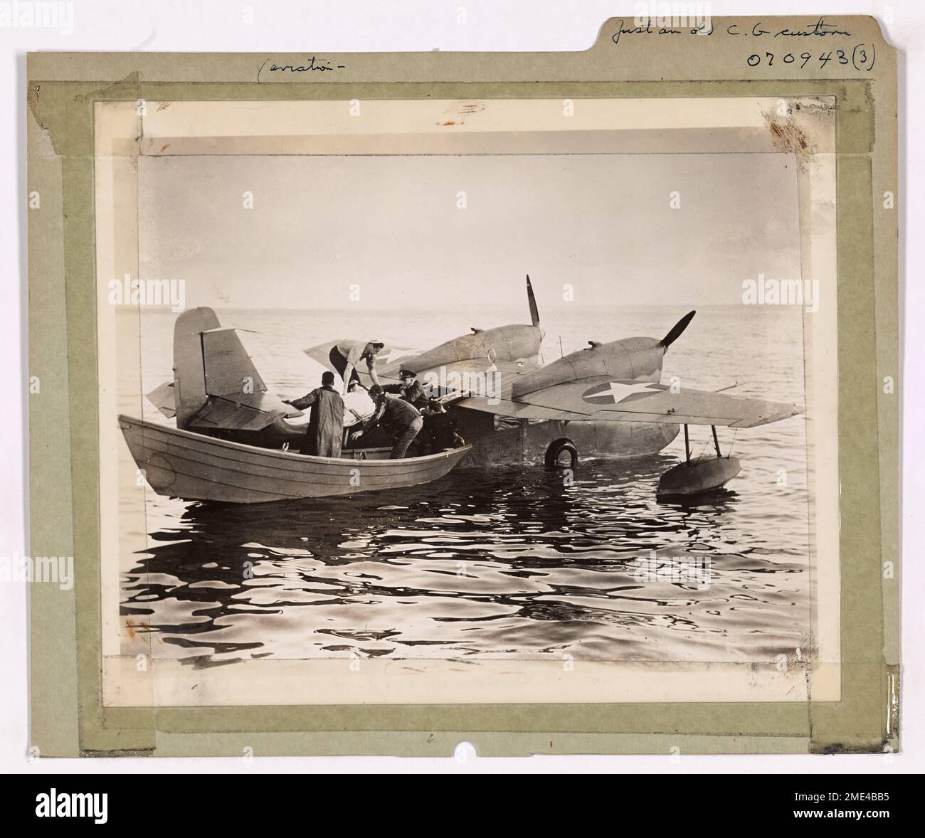 A U.S. Coast Guard crew performs a standard rescue mission. The routine ...