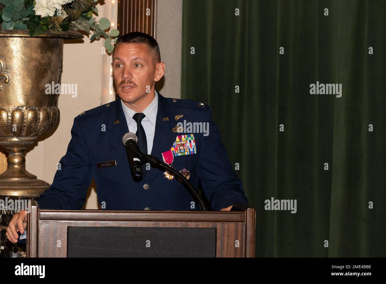 U.S. Air Force Col. Timothy Helfrich, outgoing, Senior Materiel Leader ...