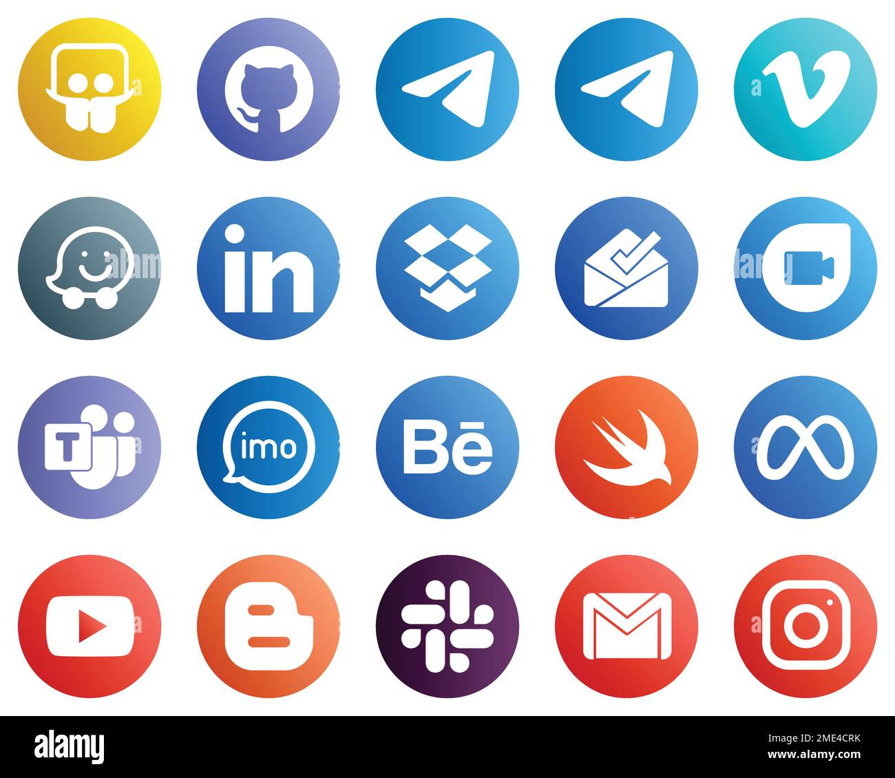 Social Media Icons Linkedin