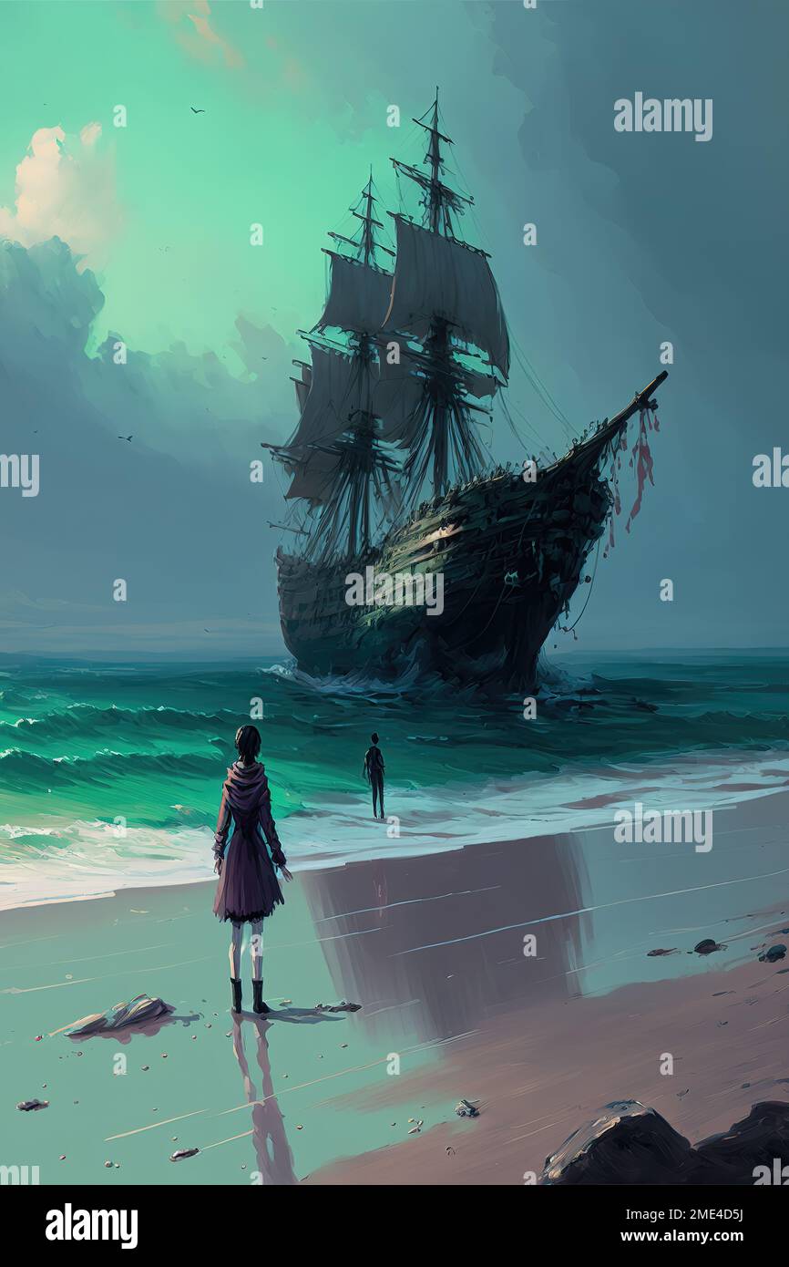 Waving goodbye ship hi-res stock photography and images - Alamy