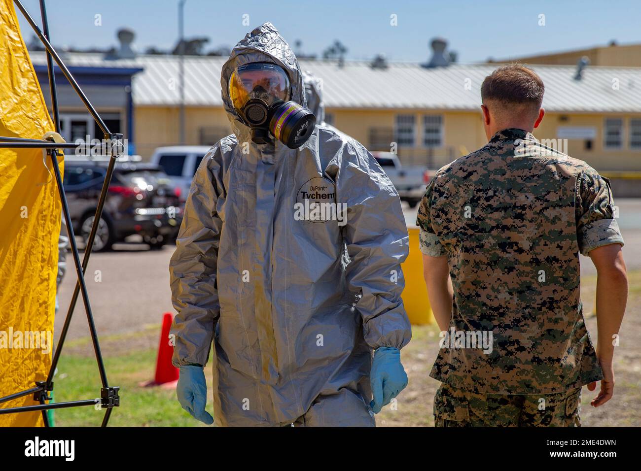 U.S. Marines with Marine Corps Recruit Depot (MCRD) San Diego ...