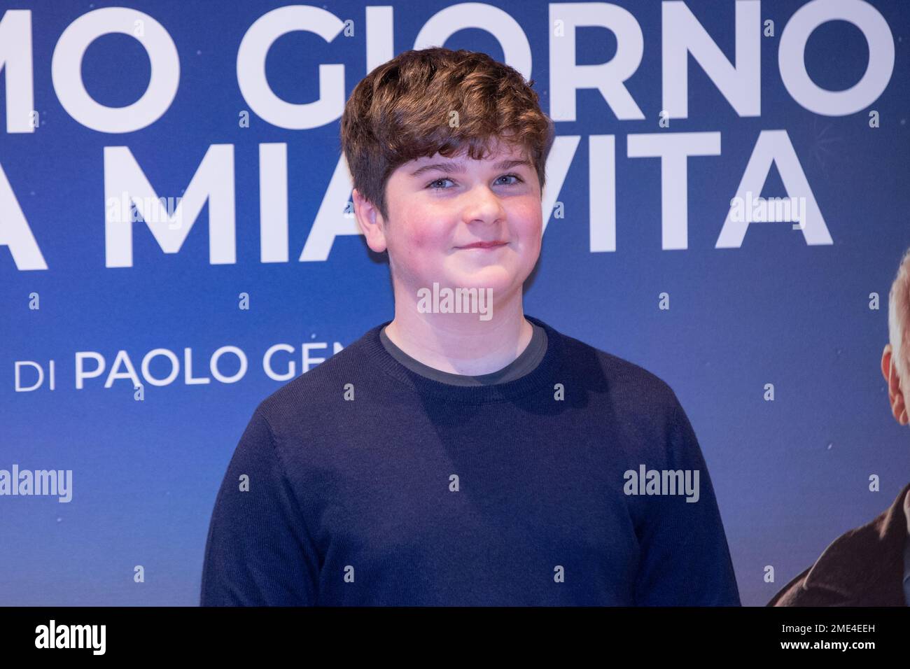 Italian actor Gabriele Cristini attends the photocall of the film 'Il ...