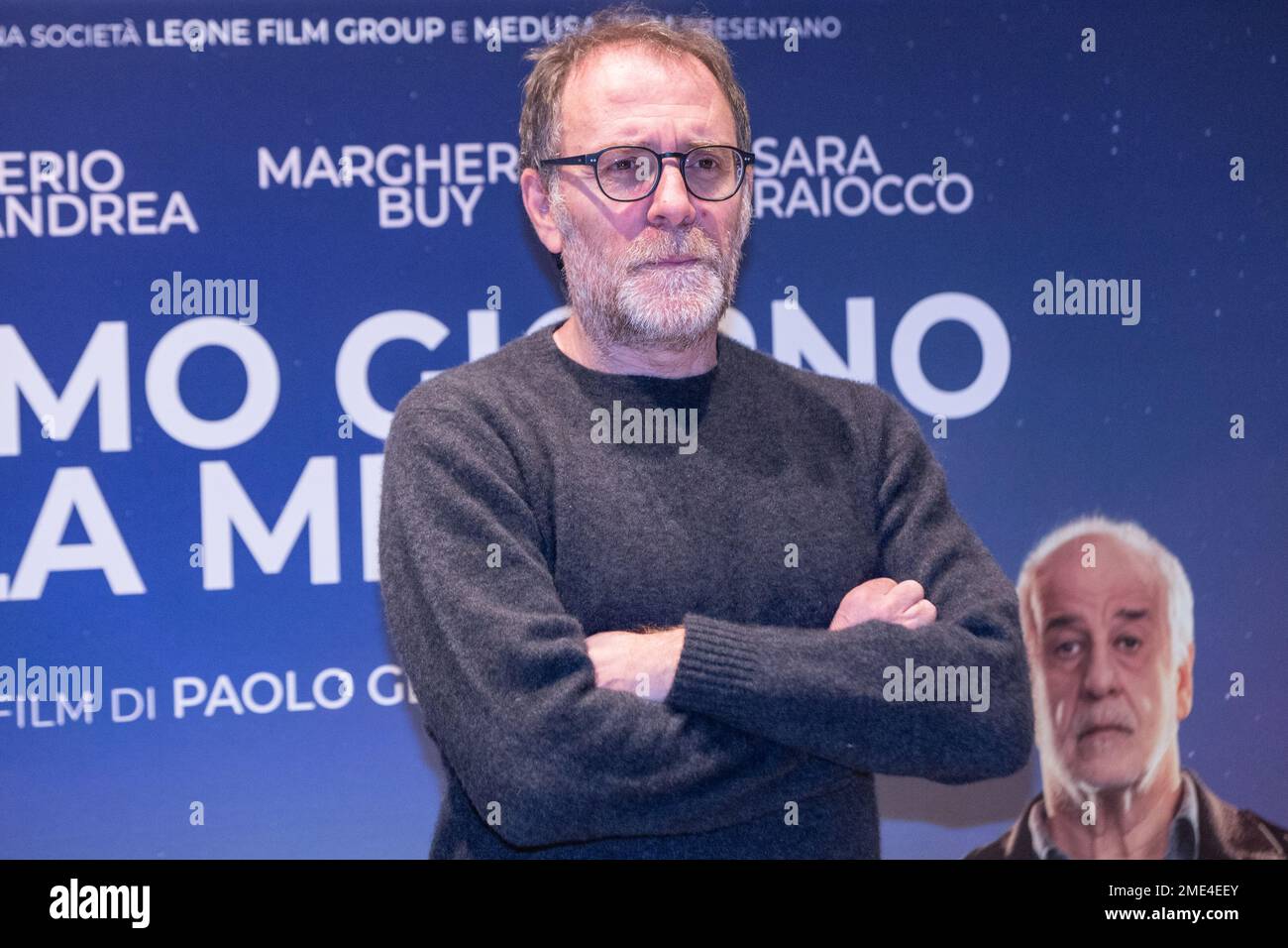 Italian actor Valerio Mastandrea attends the photocall of the film 'Il ...